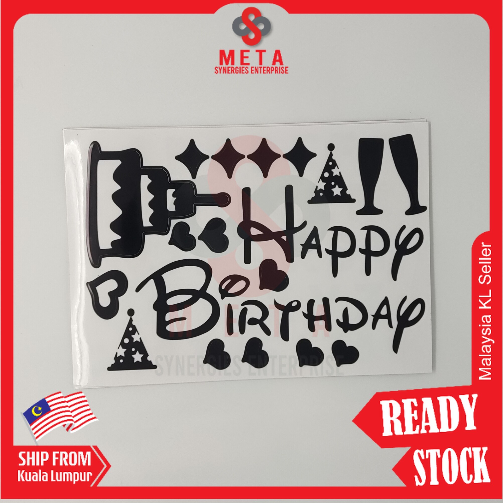 18-36 Inches Big Size DIY Happy Birthday Transparent Bobo Balloon ...