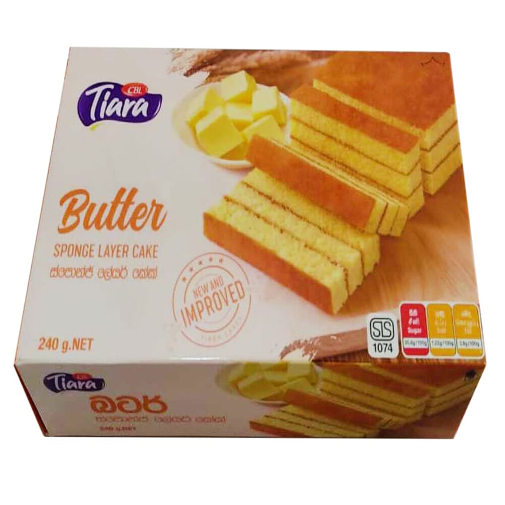 Tiara Butter Sponge Layer Cake 240G | Daraz.lk