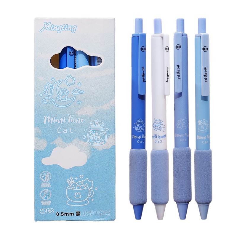 4/5/6Pcs Exquisite 0.5mm Black Ink Smooth Pen Practical Convenient ...