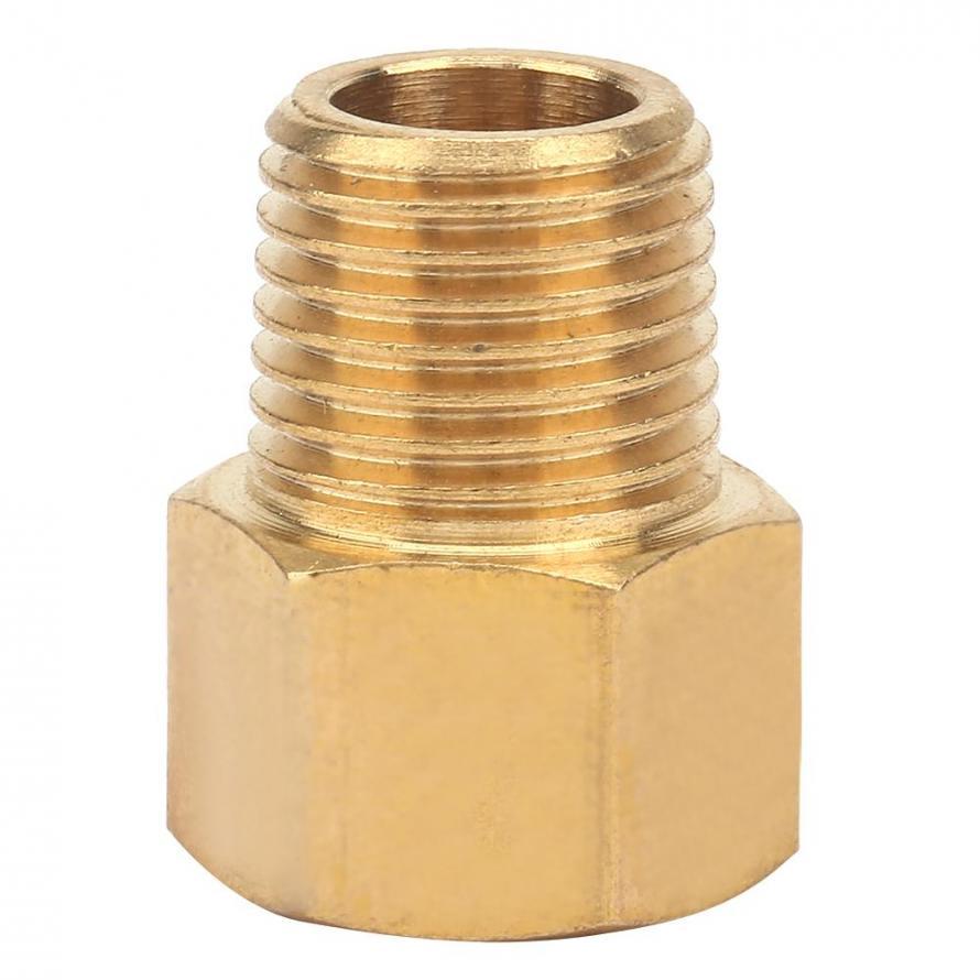 Brass Pipe Fitting BSPT Male to NPT Female Adapter for Pressure Gauge ...