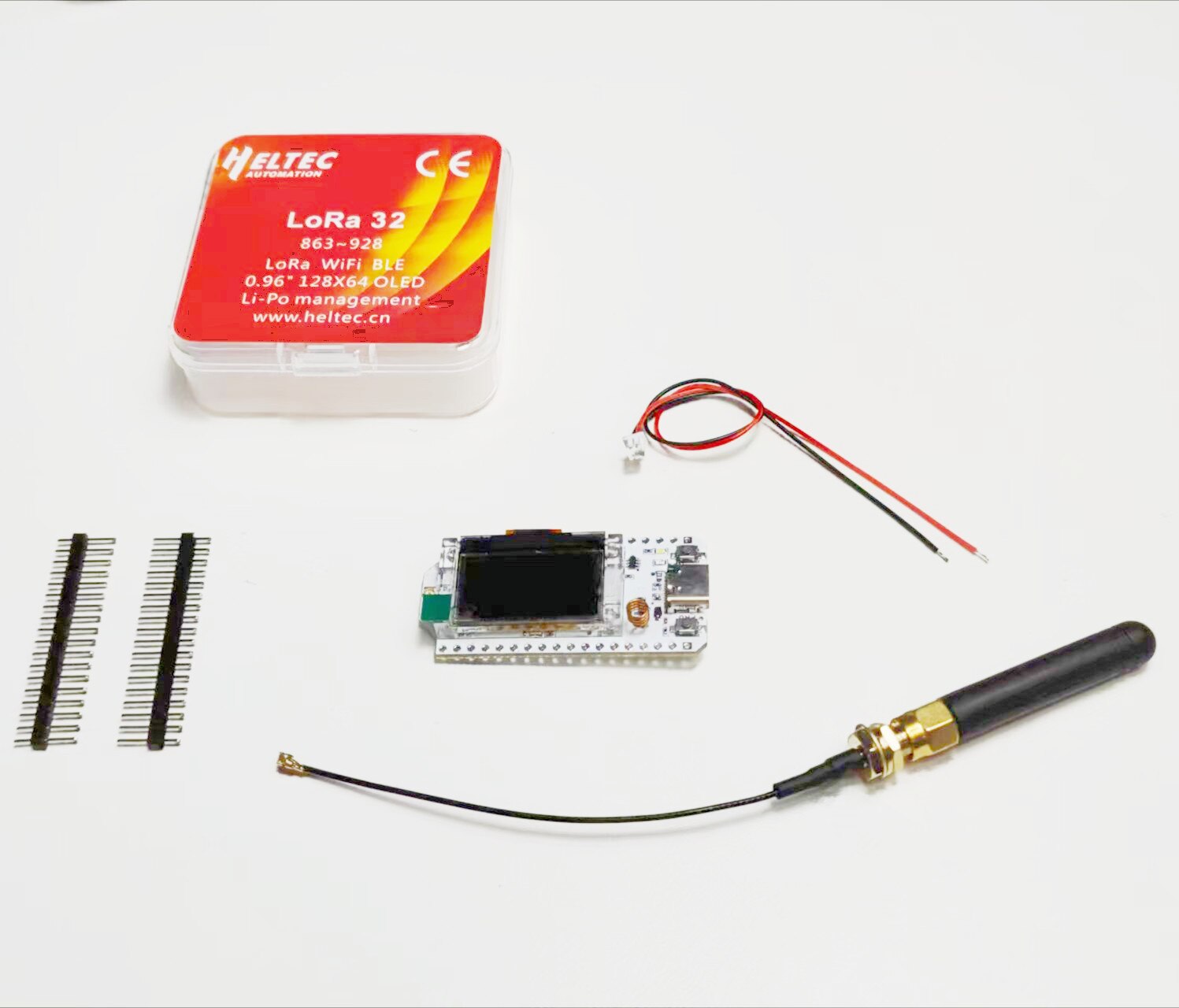 2PCS New V3 Version 433MHZ/868MHz-915MHz SX1276/SX1278 ESP32 LoRa OLED ...