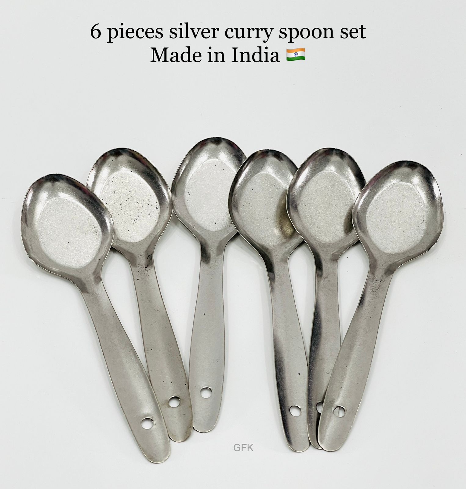 Stainless Steel Curry spoon set 6 pcs /12 pcs | Daraz.lk