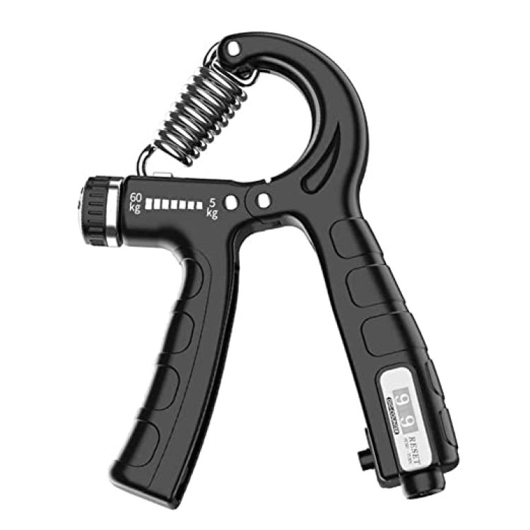 Hand Gripper, R-Shape Adjustable Countable Hand Grip Strength Exercise ...