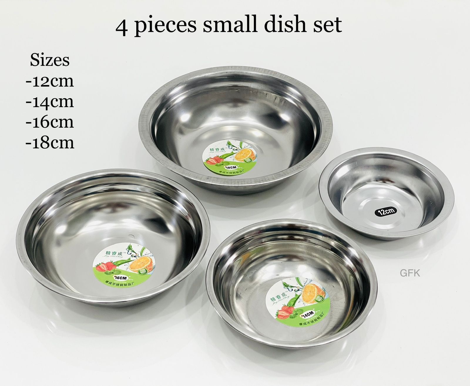 Buy Silver Set of 4 Silver Dishware - Versatile Sizes for Every