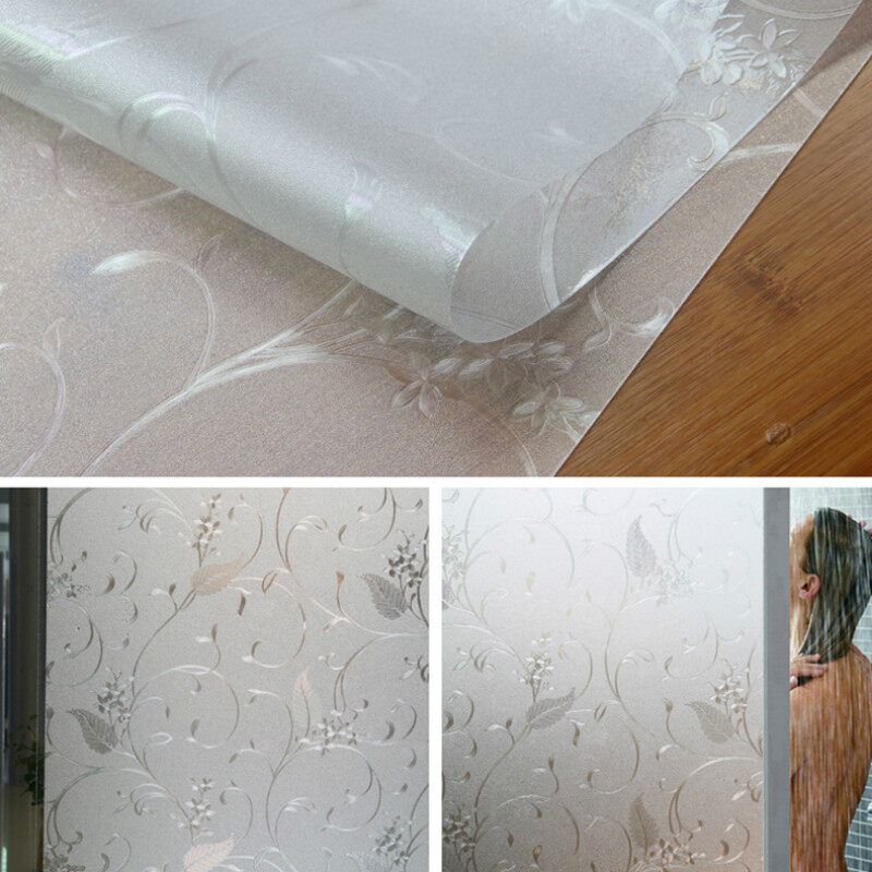 RHS Online 45cmx100cm Self-adhesive Removable Frosted DIY Window Films ...