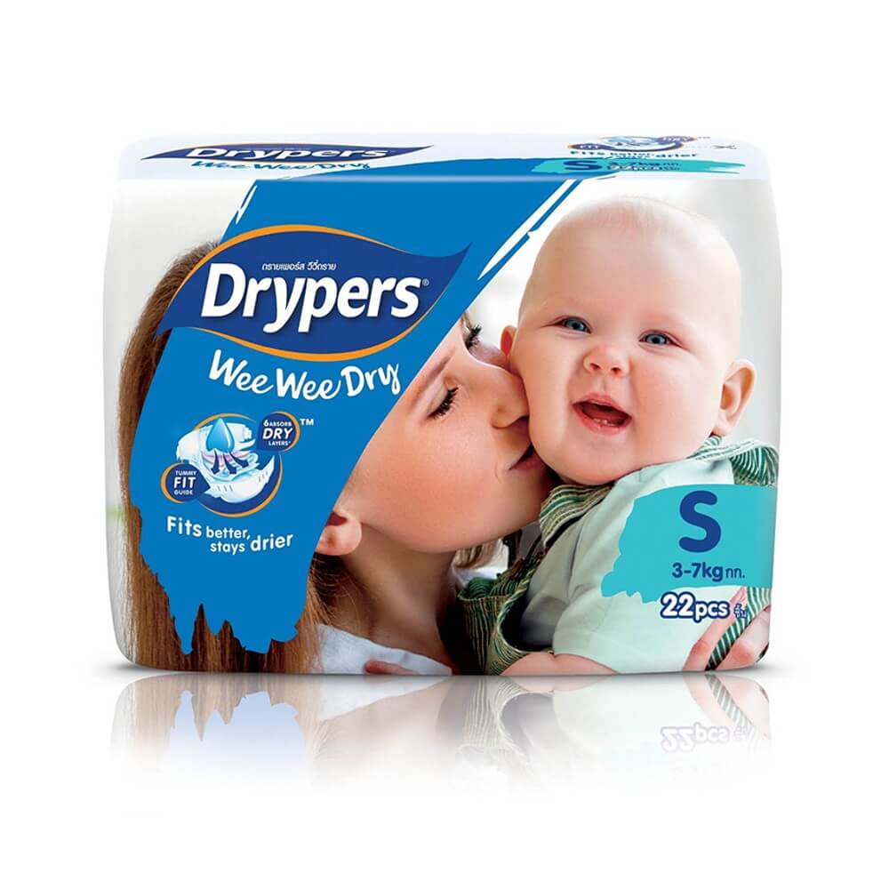 Drypers Wee Wee Dry Size S 22 Pcs Pack | Daraz.lk