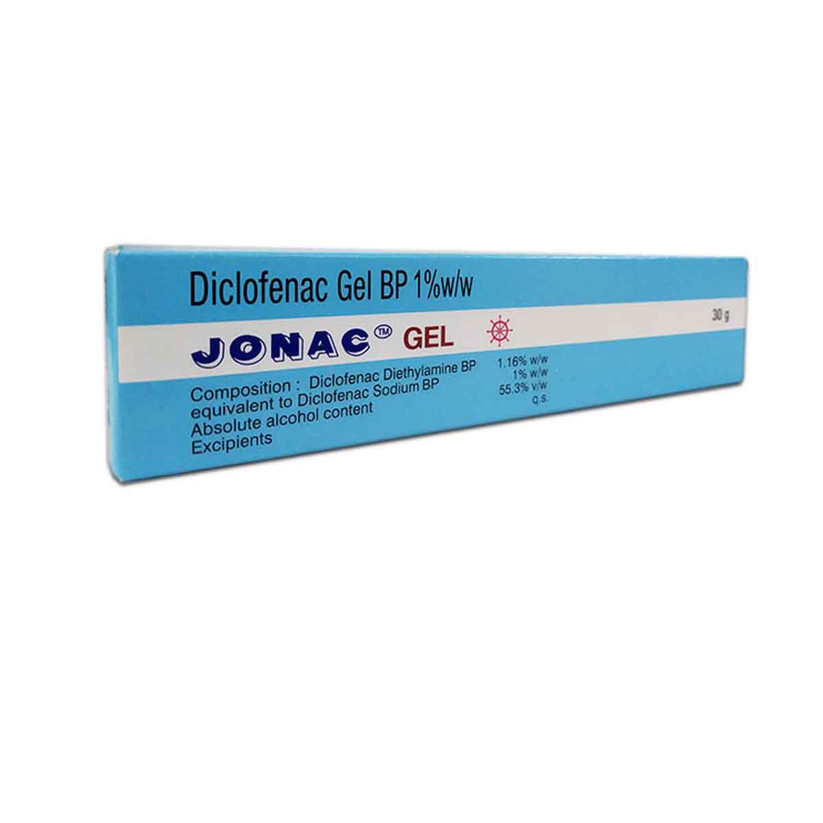Diclofenac jonac Gel 30 g Relief For back pain Foot pain Muscle pain ...