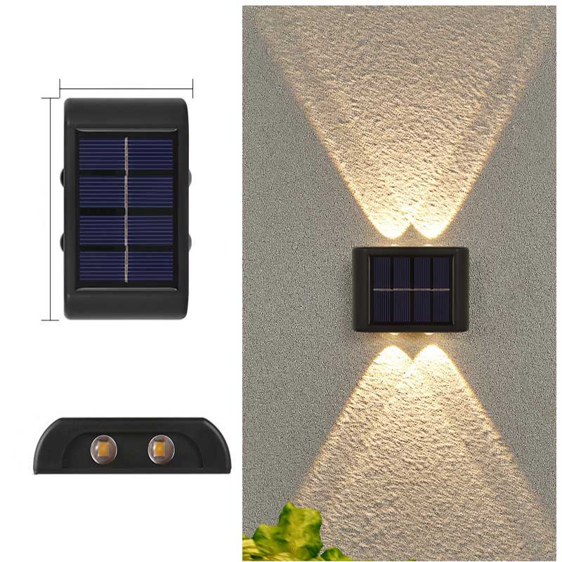 Outdoor Sunlight Lamp Stair Fence Luminous Lighting LED Solar Light ...