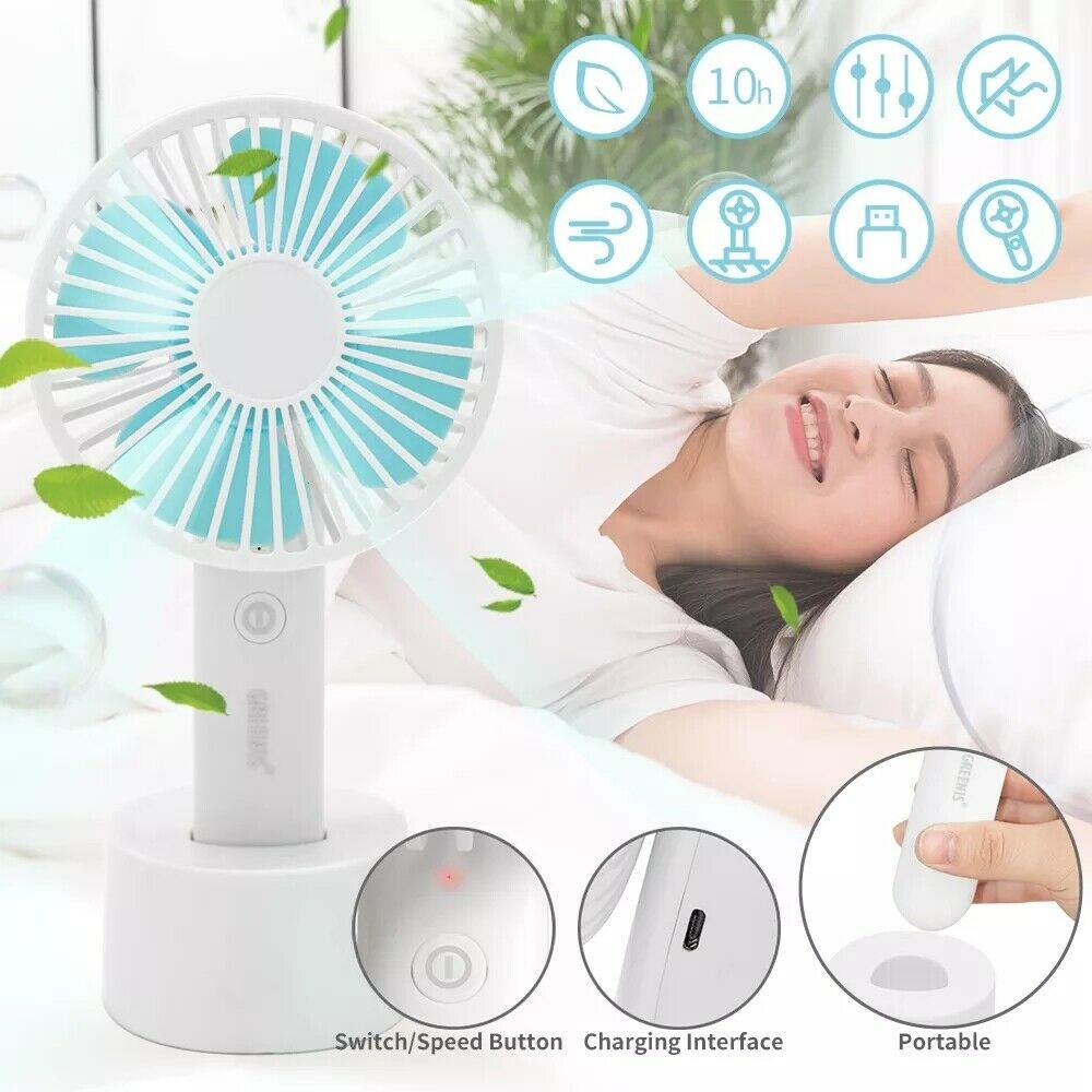 Rechargeable Fan Portable Eternal Classics Mini Stand Fan Hand Fan ...