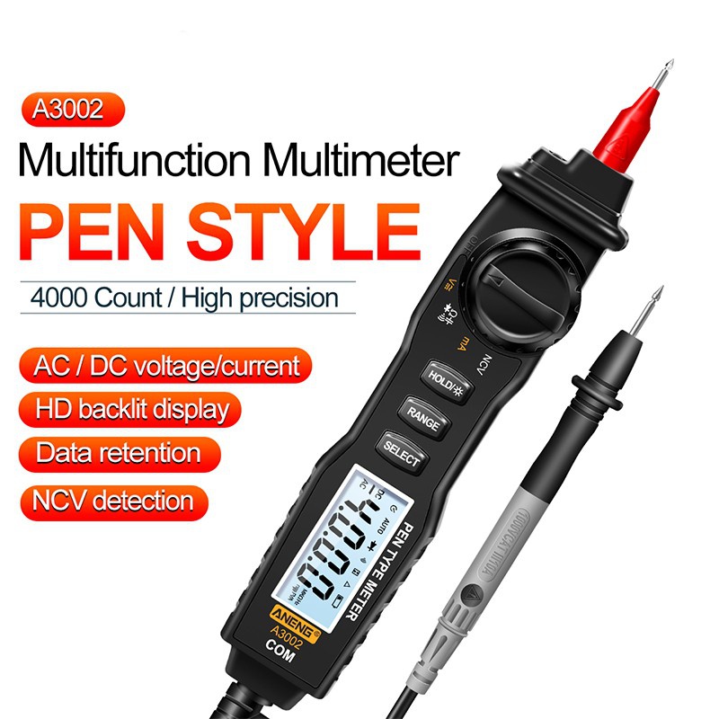 ANENG Pen-shaped Digital Multimeter (A3002) Non-contact Electrical ...