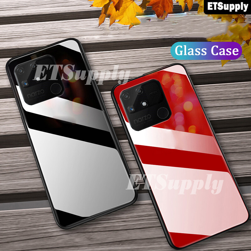 For Redmi 10C Phone Case Hard Tempered Glass Protector Back Cover for ...