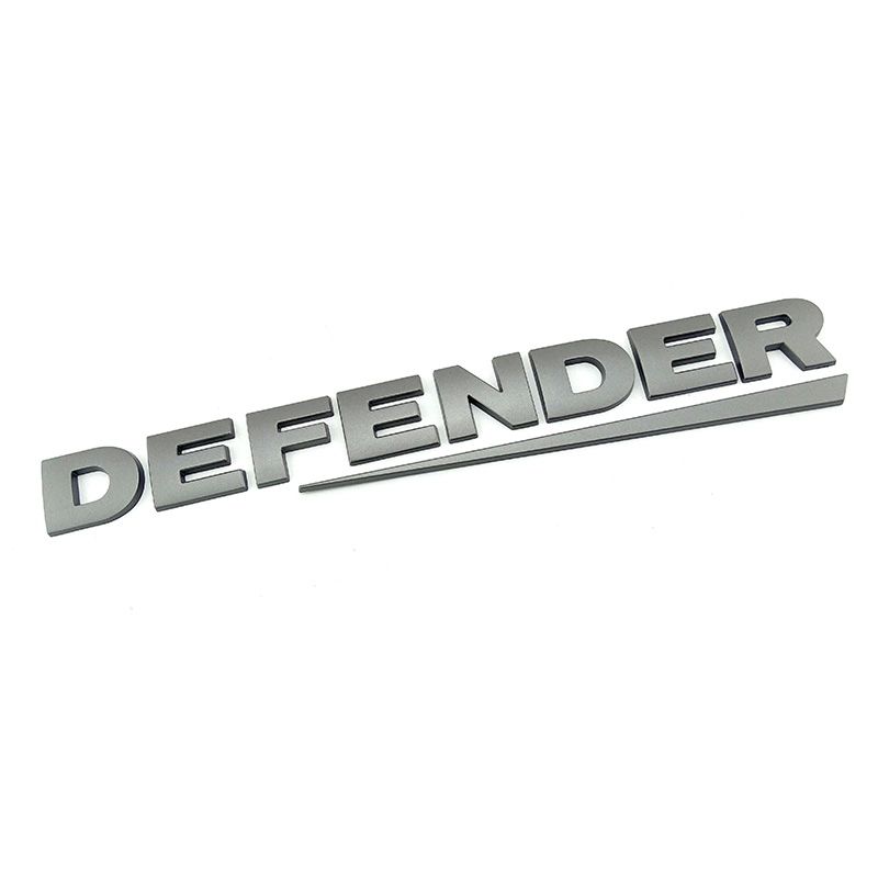 Matte Gray ABS Plastic 3D Lettering Rear Emblem Badge For Land Rover ...