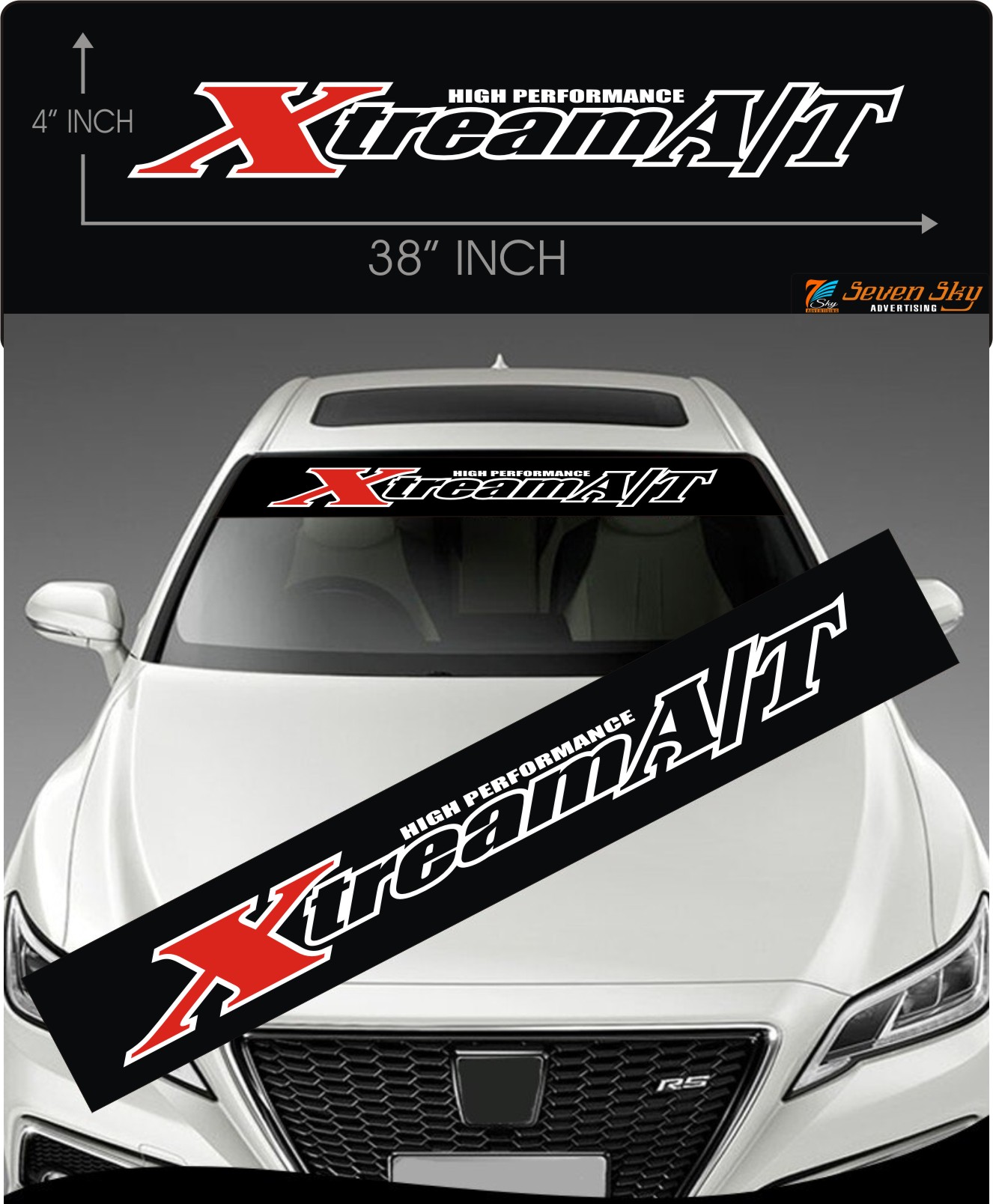 Windscreen XtreamAT Tinted Stickers Car Buddy Van Alto WagonR Mini Car Hybrid Car Vinyl Decal Luminous Reflective Plotter Cutting Stickers Daraz.lk