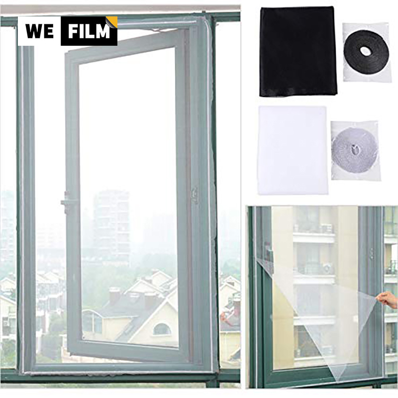 DIY Self-Adhesive Window Screen Anti Mosquito Net Window Mesh Net with ...