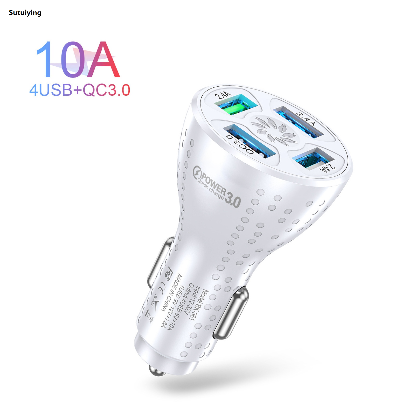 Sutuiying Car charger port USB Phone adapter LED 【2025 Version】 display ...