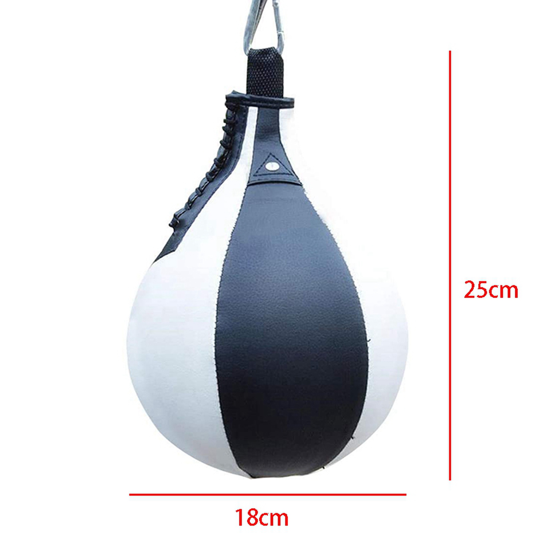 2X Boxing Speed Ball Pear Shape PU Speed Bag Boxing Punching Bag Swivel ...