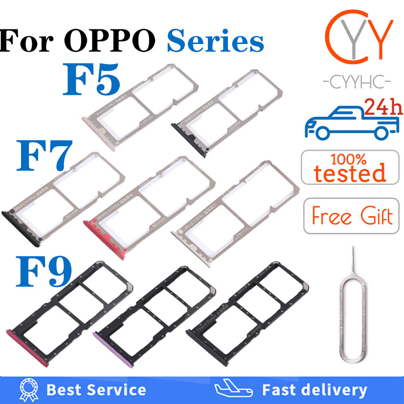 High quality For OPPO F5 F7 F9 SIM Card Tray Slot Holder Holder Reader ...