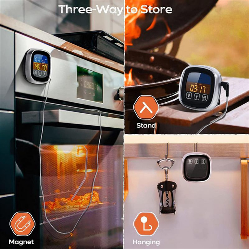 Digital Kitchen Thermometer Oven Cooking Thermometer Outdoor BBQ ...
