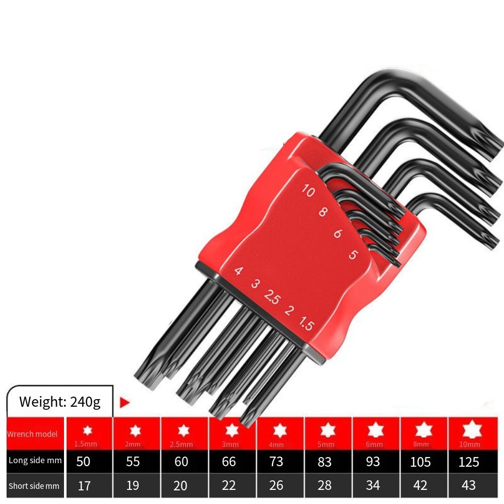 Universal High-strength Hex Wrench Set Extended Repair Double-End ...