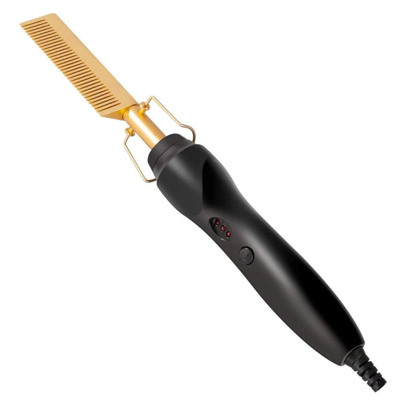Wet and Dry Electric Copper Comb, Curling Iron, Straightening UK Plug ...