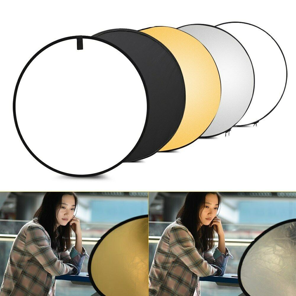 110cm 5 in 1 Photo Background Panels Photography Reflector Board Set ...