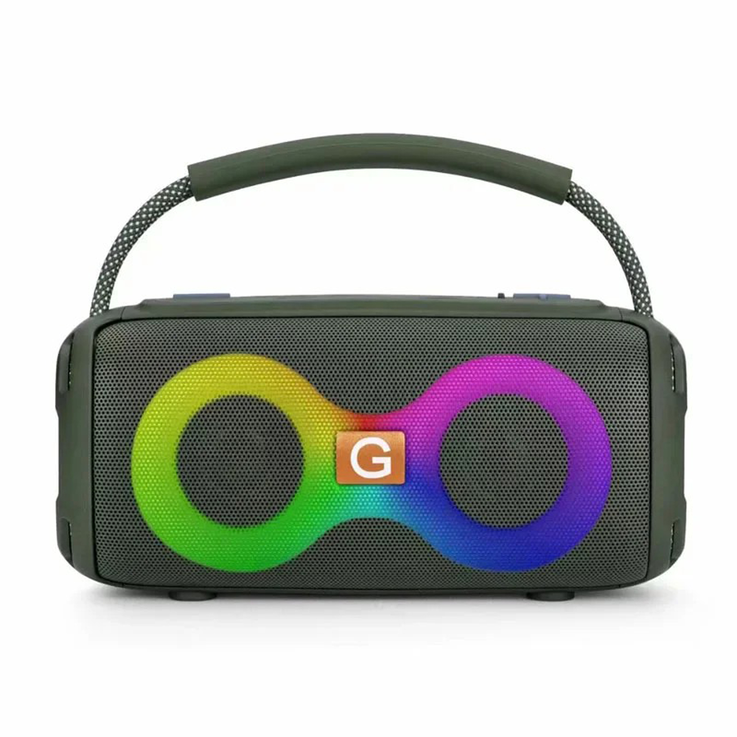 ET-313 Wireless Portable Deep Bass Speaker with FM Radio LED Colorful ...