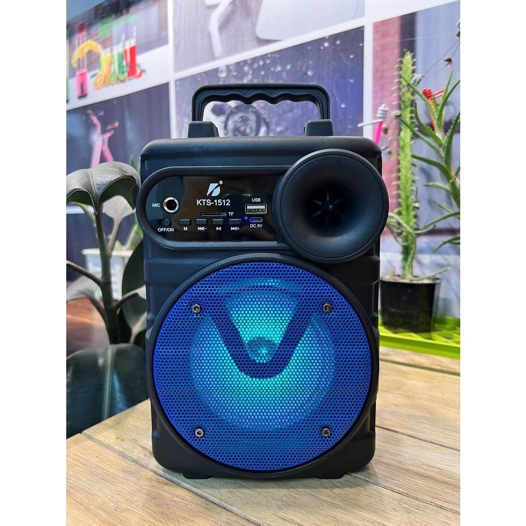 KTS-1512-KTS Wireless Portable Speaker 4"inch Speaker with Mic | Daraz.lk
