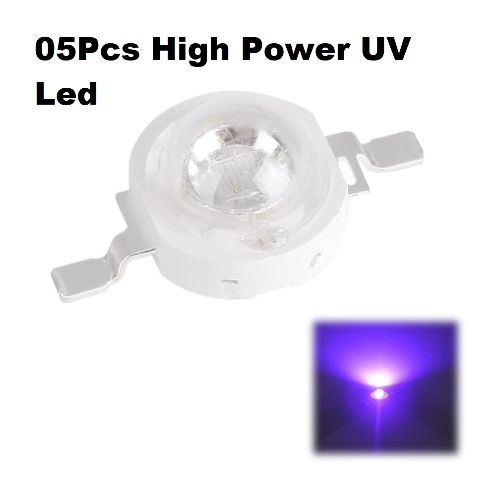 UV 3W LED High power LED chip Lamp bead Purple 395-400nm 700mA 3.4-3.6V ...