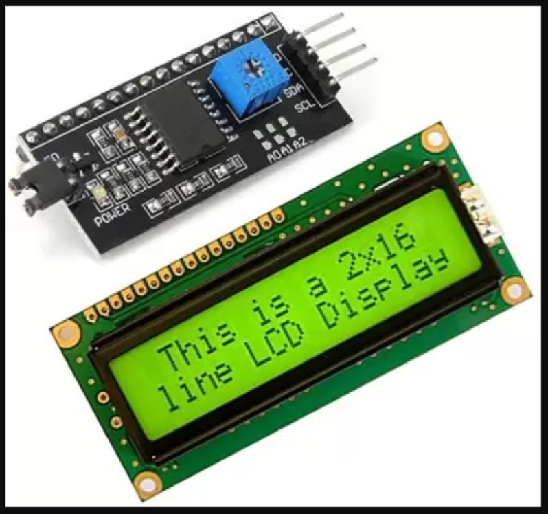 16x2 LCD Display +1pcs IIC/I2C/TWI/SPI Serial Interface Board Module For Arduino | Daraz.lk