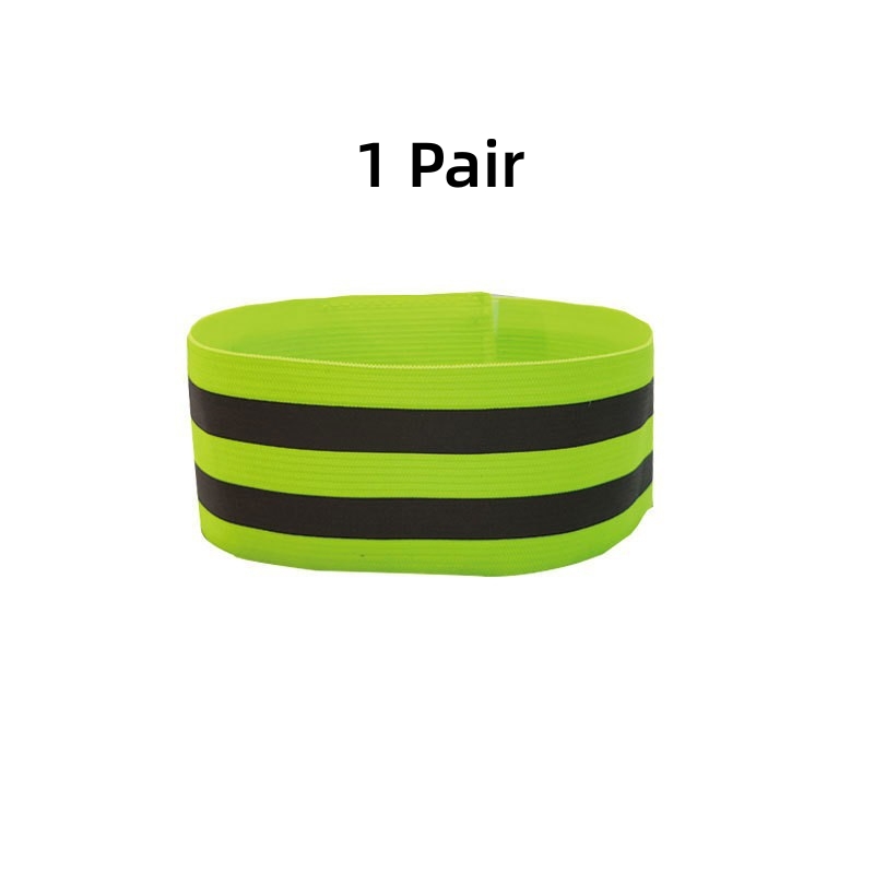 1 Pair Reflective Bands Elastic Armband Wristband Ankle Leg Straps Kids ...
