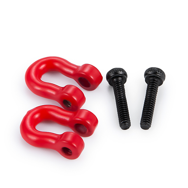 Axspeed 2pcs Trx4m Metal Bumper Trailer Hooks Rescue Tow Shackles For ...