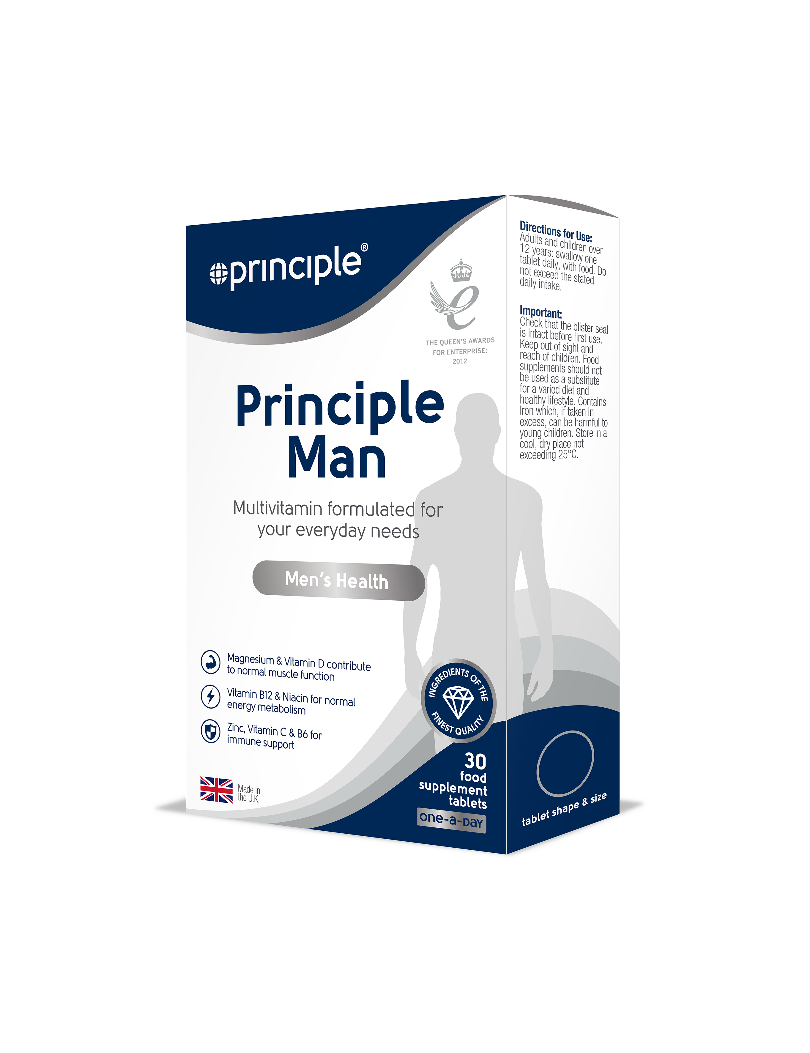Principle Man Multivitamin 30 Tabs | Daraz.lk