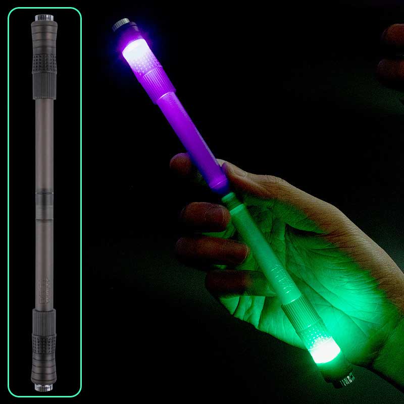 Luminous Flash Rotating Pen Beginner Competition Pen / No Refill Non ...