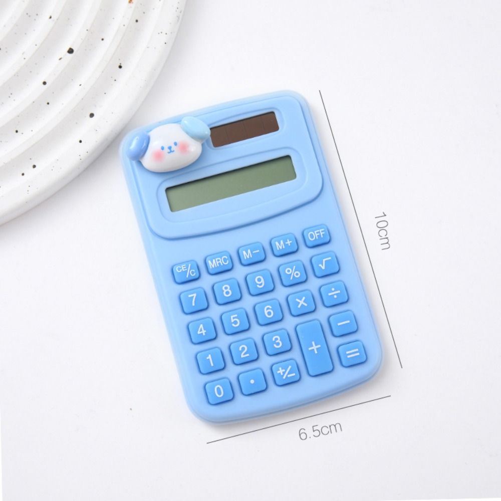 8 Digits Cute Mini Portable Digit Calculator Stationery Office Supplies ...