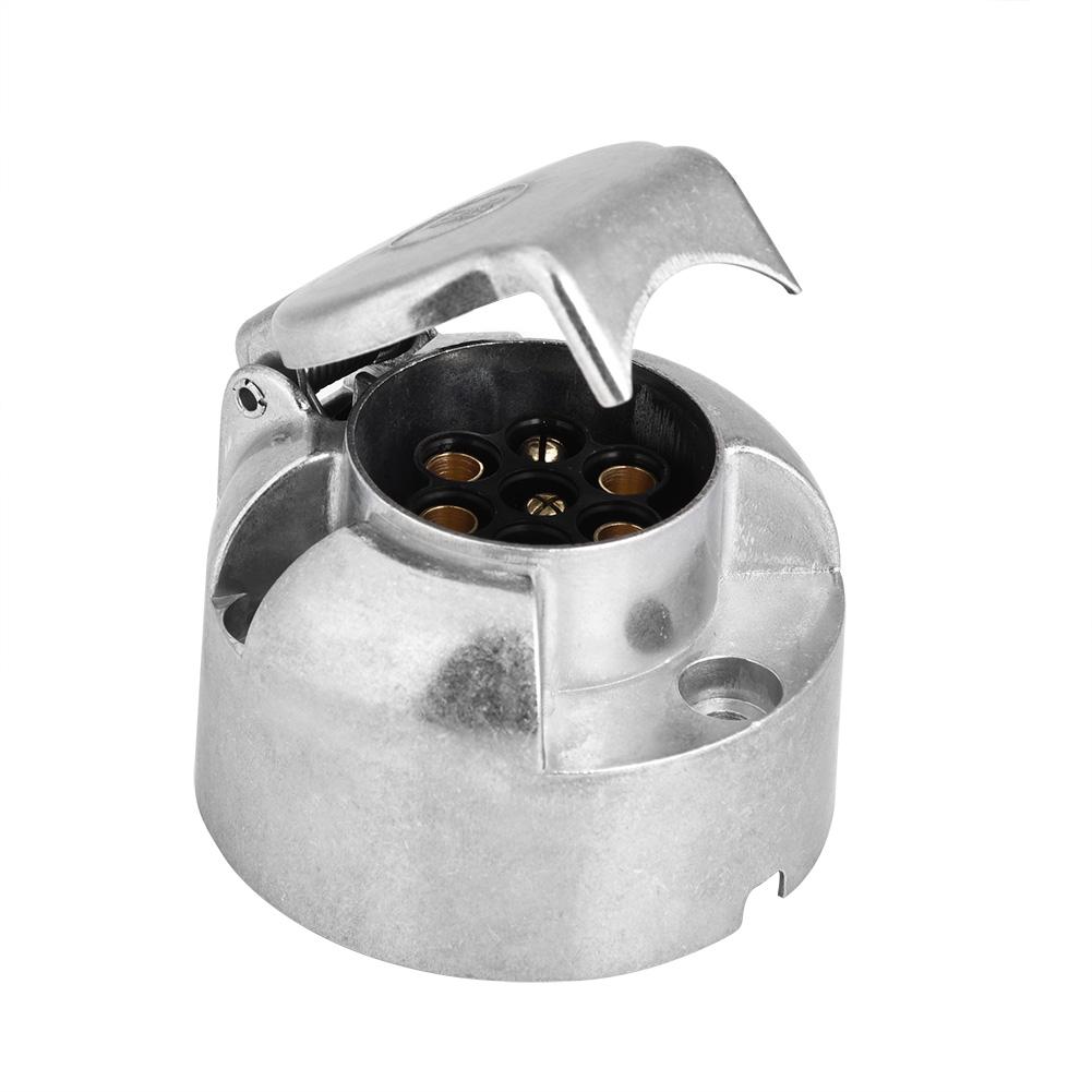 12V 7Pin Trailer Plug Socket Connector Adapter for Trailer Caravan ...