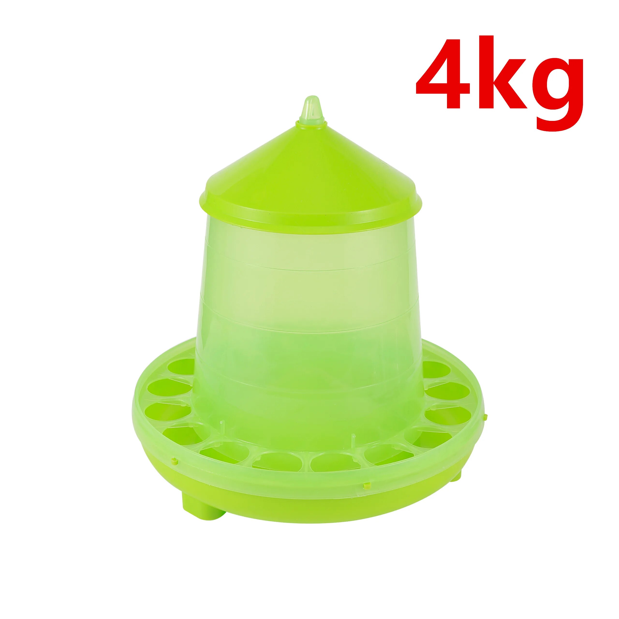 1Pc 2kg/4kg Poultry Automatic Feeder Chicken Feed Bucket Pigeon Quail ...
