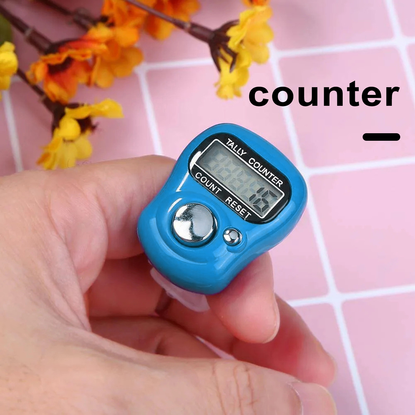 Counter with Quick Response Adjustable Led Finger Ring Counter Compact Easy Operation Home ...