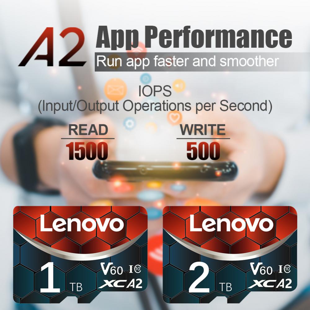 Lenovo High Speed Micro TF SD Card 512GB 256GB 128GB TF Flash Memory ...