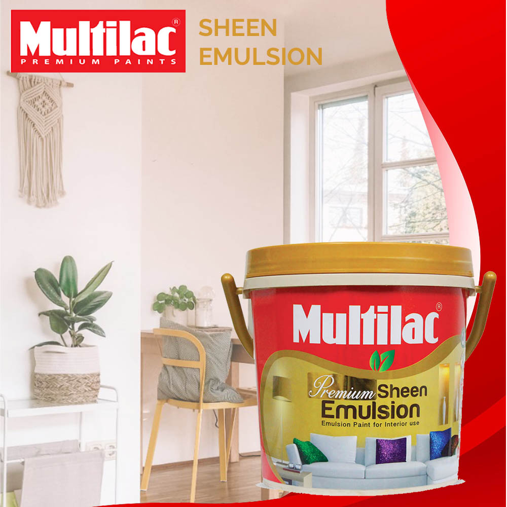 Multilac Premium Sheen Emulsion - Warm White Colour | Daraz.lk
