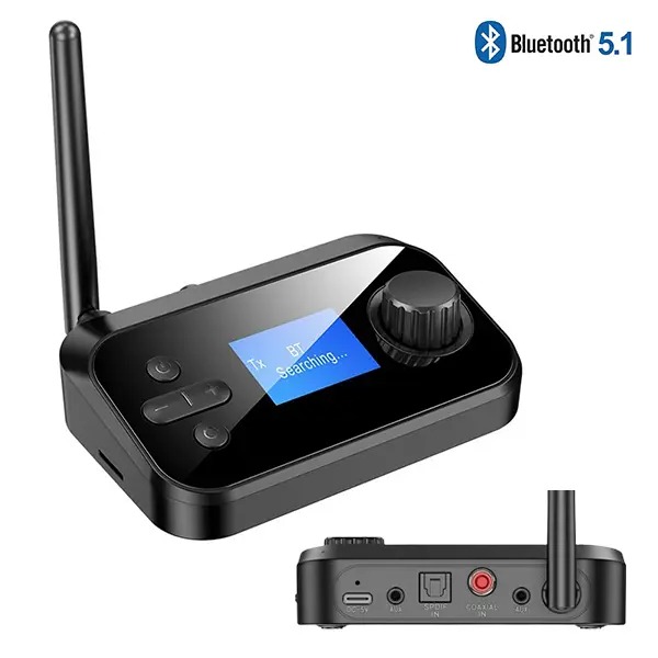 Bluetooth 5.1 Audio Transmitter Receiver 6 in 1 Wireless Transmitter ...