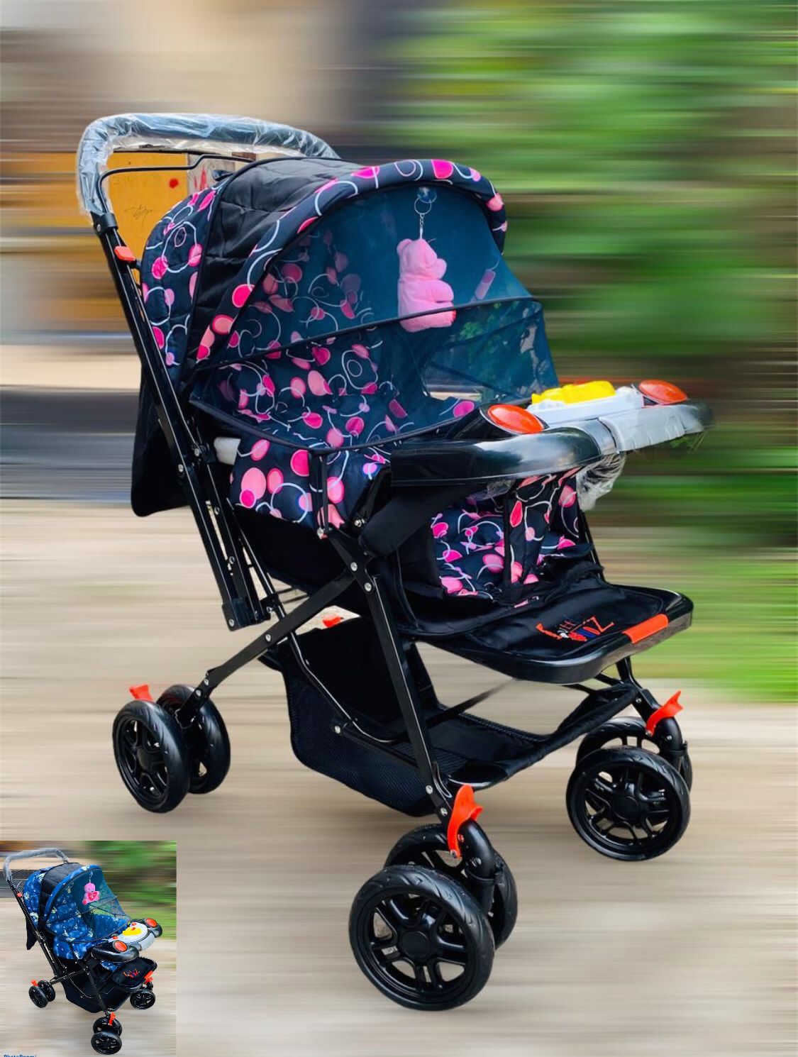 New Baby Music Stroller Fold and unfold Indoor and outdoor use Full ...