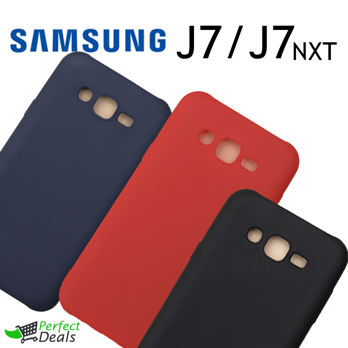 Perfect Samsung J7/J7 NXT Super Slim Silicone Back Cover TPU Shell New ...