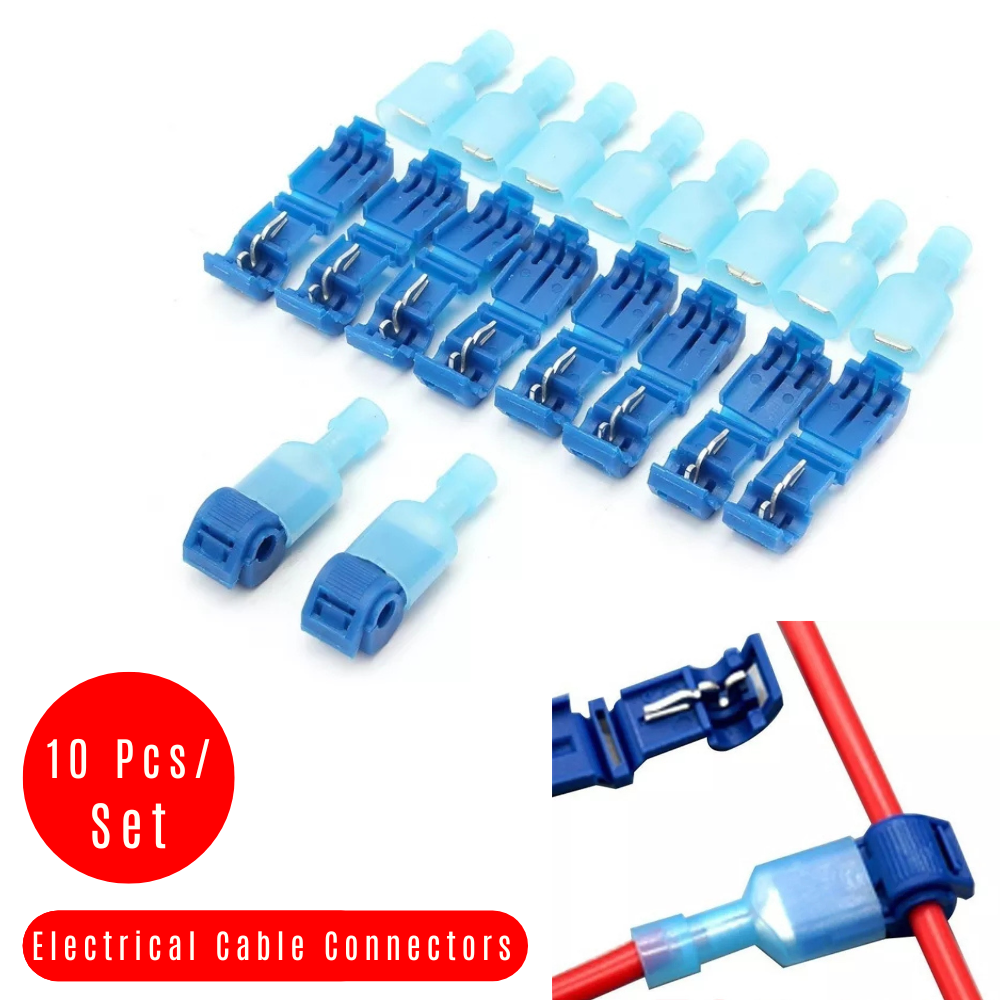 10 Pcs/Set Quick Electrical Cable Connectors Snap Splice Lock Wire ...