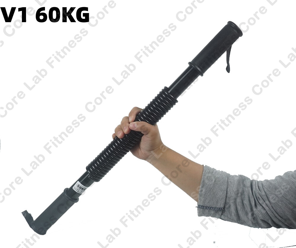 【CoreLab】 Heavy Duty Power Twister Spring Bar Resistance Strength Bar ...