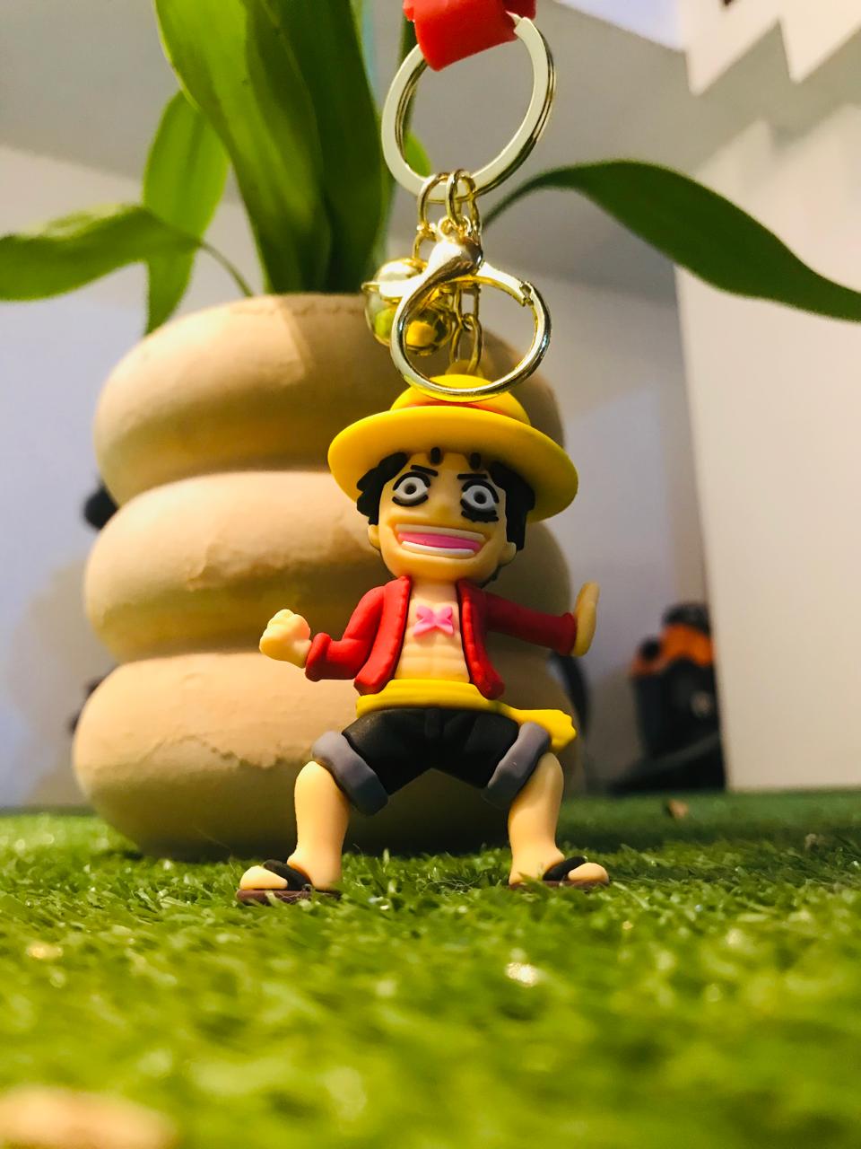 Luffy -3D Rubber Keychain- One Piece Anime | Daraz.lk