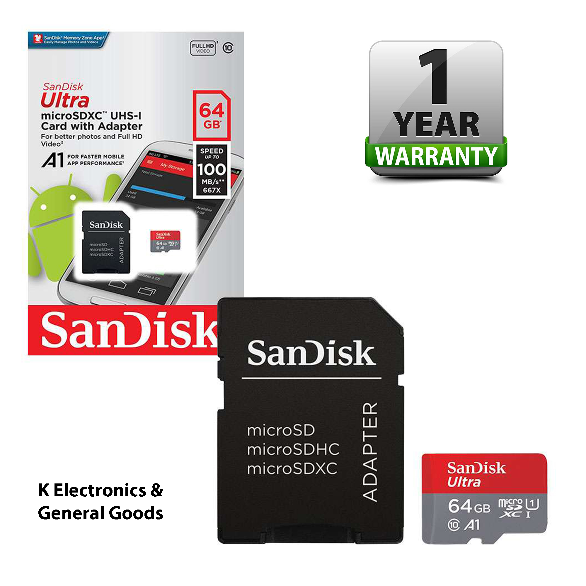 Micro SD Class-10 Ultra microSD UHS-I 8GB 16GB 32GB 64GB 128GB Memory ...