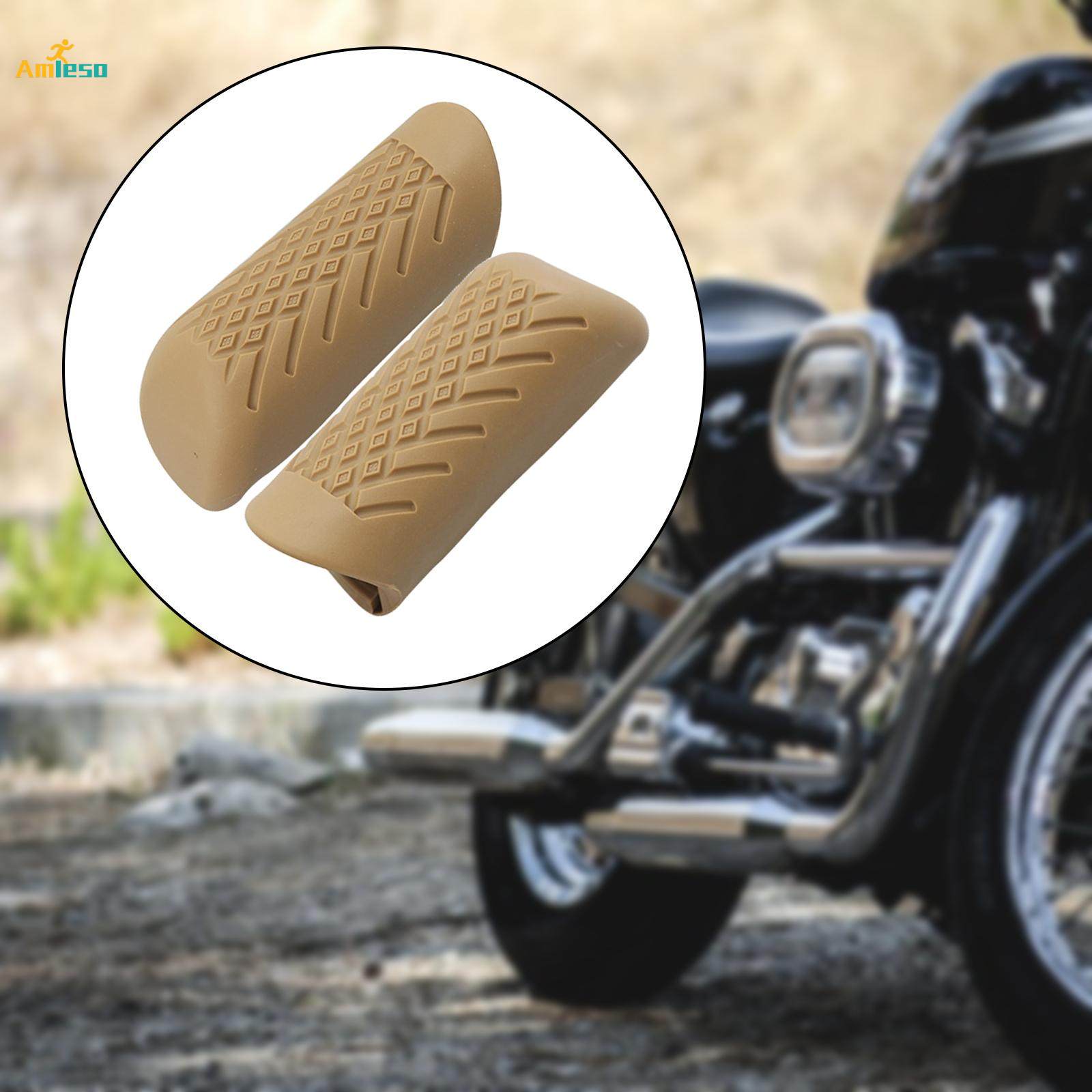 2 Pieces Motorcycle Front Bumper Protective Covers Motorbike Engine ...