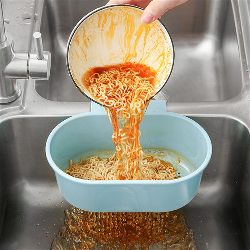 Multifunctional Sink Strainer Drain Self-Standing Sink Leftovers Soup ...