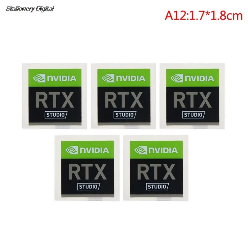 5pcs/set NVIDIA GTX GEFORCE Laptop Desktop Label Decorative Sticker ...