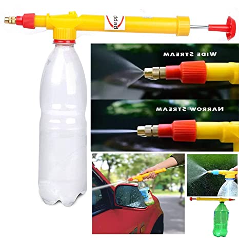 High Pressure Adjustable Bottle Spray Gun for Plants Garden Water ...